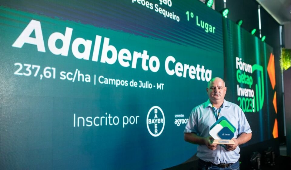 Produtor de Mato Grosso é campeão nacional colhendo 237,6 sc/ha de ...